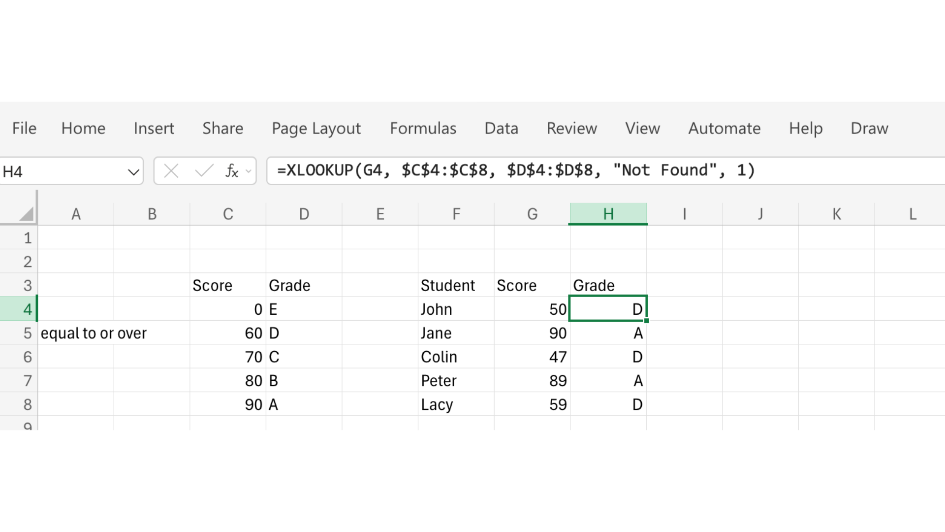 XLOOKUP in Excel: Guide to Lookup Functions in Singapore