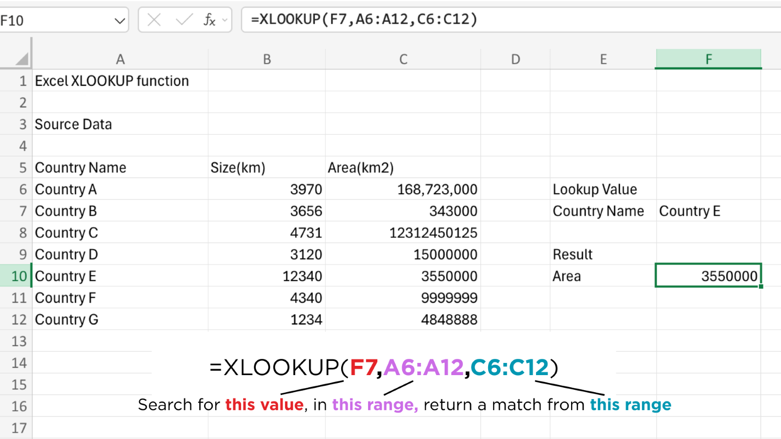 XLOOKUP in Excel: Guide to Lookup Functions in Singapore